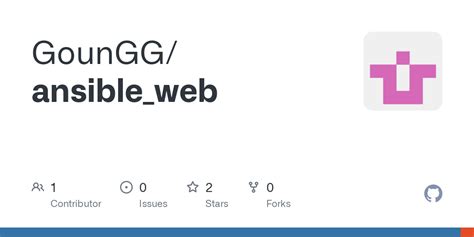 GitHub GounGG Ansible Web