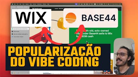 Wix Comprou Base44 Popularização Do Vibe Coding Codando News Youtube