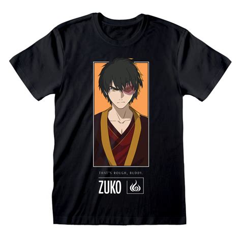 Avatar The Last Airbender Zuko Black T Shirt