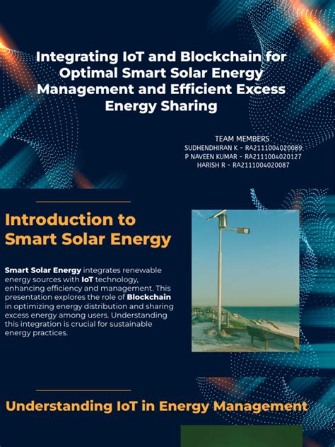 Slidesgo Integrating Iot And Blockchain For Optimal Smart Solar Energy