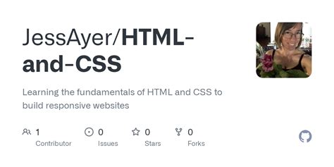 github jessayer html and css learning the fundamentals of html and