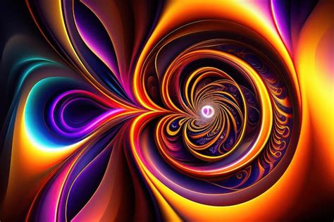 Premium Photo Abstract Fantasy Swirl Of Fractal Shapes Fantastic