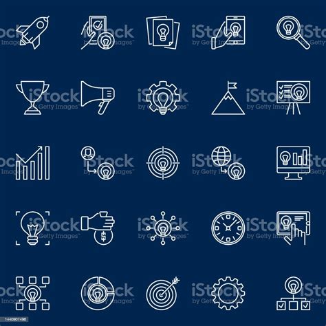 시작 개요 벡터 아이콘입니다 스타트 업 비즈니스 선형 표지판 Launch Party에 대한 스톡 벡터 아트 및 기타 이미지 Launch Party 개념 개발 Istock