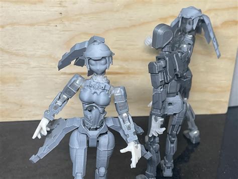 Sisters 13 Printable Jointed Figurine Mecha Girl Variance Of Dummy 13