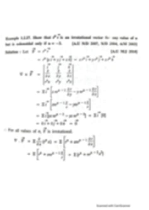 Solution Solenoidal Vector And Irrotational Vector Studypool