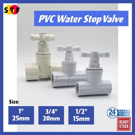 PVC STOP COCK SOCKET TYPE 1 2 3 4 1 PVC Stop Cock Shopee Malaysia