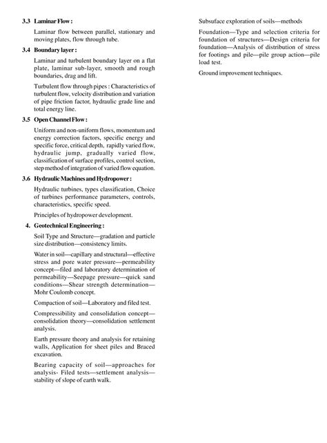 Upsc Civil Engineering Syllabus For Ias Mains 2023 Download Pdf