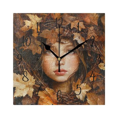 Square Clock Black Clock 778 778 Inch Decorative Clock Creative Clock Dual Purpose Clock Wall