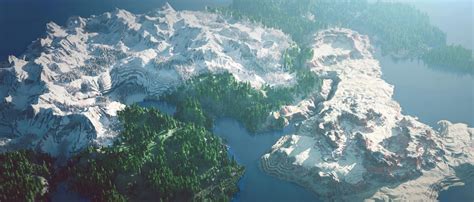 Of Snowy Peaks And Craggy Cliffs Minecraft