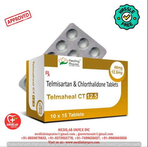 Telmisartan Cilnidipine And Chlorthalidone Tablet 5 Mg At Rs 20 Stripe In Nagpur