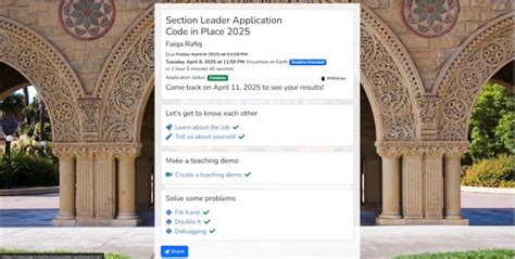 code codeinplace stanforduniversity sectionleader