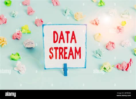 handwriting text data stream conceptual photo sequence of digitally