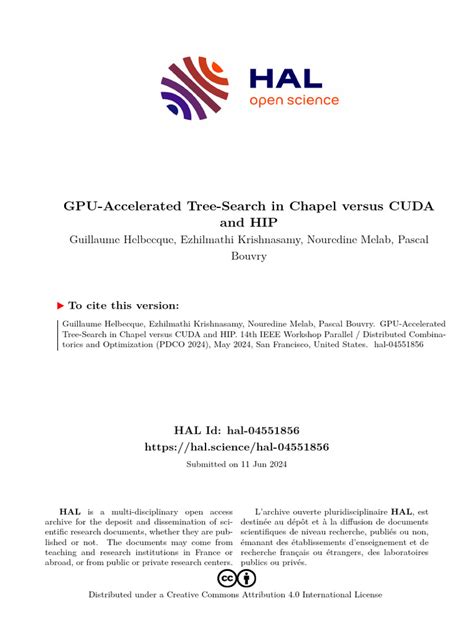 no04 gpu accelerated tree search in chapel versus cuda and hip wcode pdf