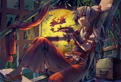 Touhou Smoking Page Zerochan Anime Image Board