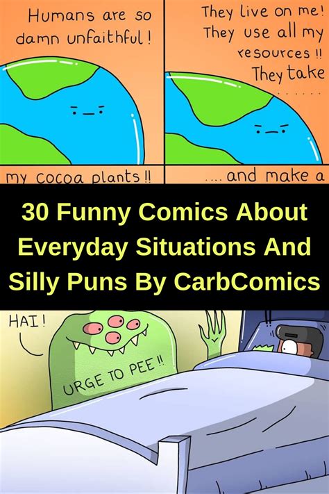 30 Funny Comics About Everyday Situations And Silly Puns By Carbcomics
