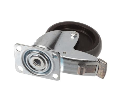 Crown Verity Zcv 2216 P Caster With Mounting Plate Swivel With Brake