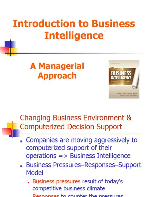 Business Intelligence Slides Pdf Business Intelligence Data Warehouse