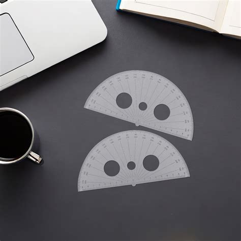 Tablzone 3pcs Professional Protractor Multi Functional Angle Tool For