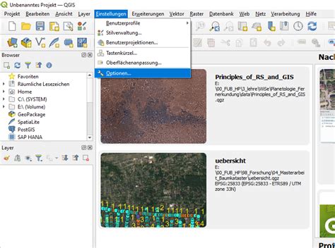 Getting To Know The Graphical User Interface REMOTE SENSING AND GEOINFORMATICS