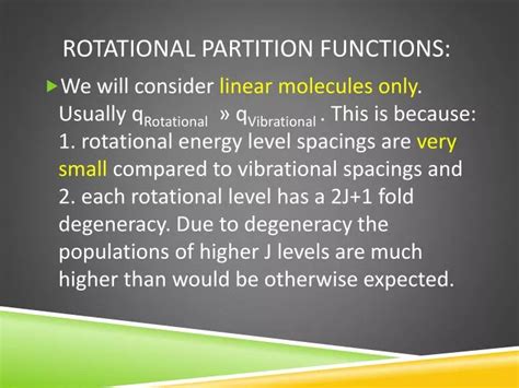 PPT Rotational Partition Functions PowerPoint Presentation Free Download ID