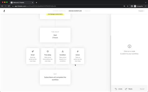 Flodesk Creating An Automation Workflow Flow On Web Page Flows