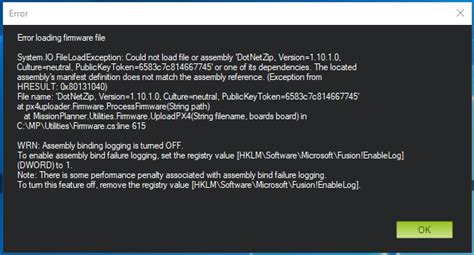 Loading Firmware Error Mission Planner Ardupilot Discourse