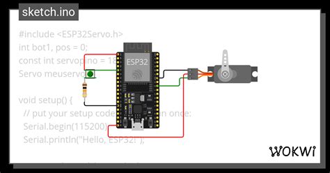 Questão 1 Motores Wokwi Esp32 Stm32 Arduino Simulator