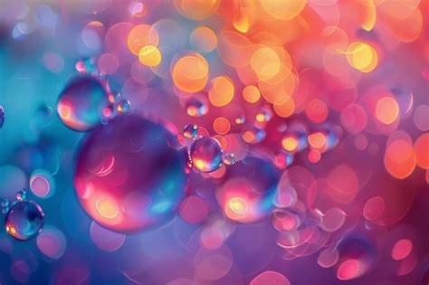 Premium Photo Abstract Lava Lamp With Floating Color Blobs