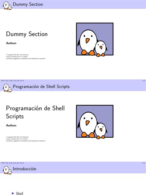 Linuxintro Shell Programming Slides Pdf Interfaz De Línea De Comando Lenguaje De Escritura