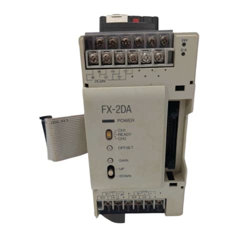 mitsubishi melsec fx 2da user manual pdf download manualslib