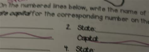 solved on the numbered lines below write the name of ae capital for