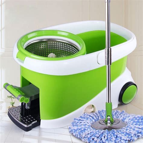 Smart Mopp Med Spinnmunnstykke For Mopp Vask Gulv Vicedeal