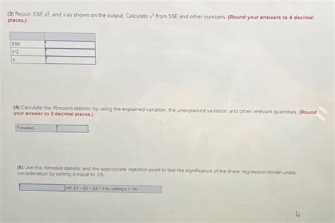 Solved Using The Appropriate Model Sample Size N And Chegg