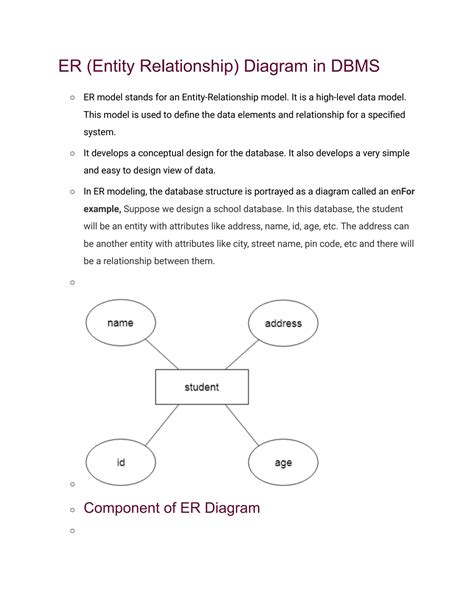 SOLUTION: Er entity relationship diagram in dbms - Studypool