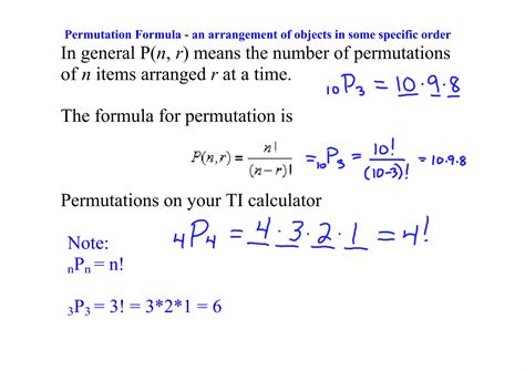 Probability Day 3 Permutations And Combinations Ppt