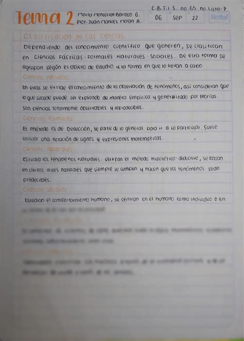 Solution Clasificaci N De Las Ciencias Studypool