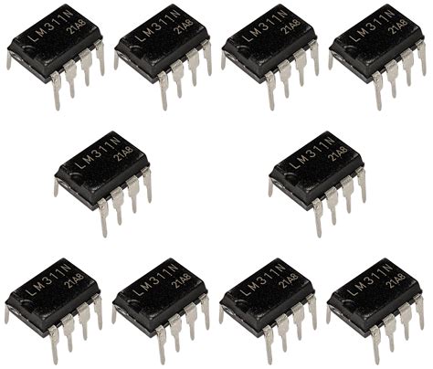 10 Pack LM311 8 Pin High Performance Voltage Comparator Linear ICs Walmart Com