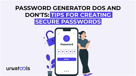 Password Generator Dos And Donts Tips For Creating Secure Passwords