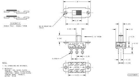 ®switchcraft Dpdt On On Slide Switch For ®fender ®jaguar ®jazzmaster White Tip Retroamplis