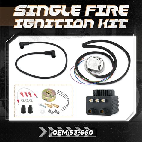 For Dyna 1983 1990 Programmable Sngle Fre Electronc Gnton Module
