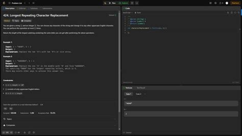 Longest Repeating Character Replacement Presents A Phenomenal Challenge