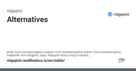 alternatives ridgeplot docs 0 3 2