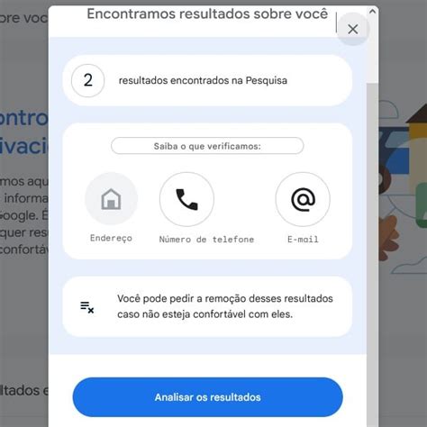 Nova função aprenda a remover dados pessoais de buscas do Google