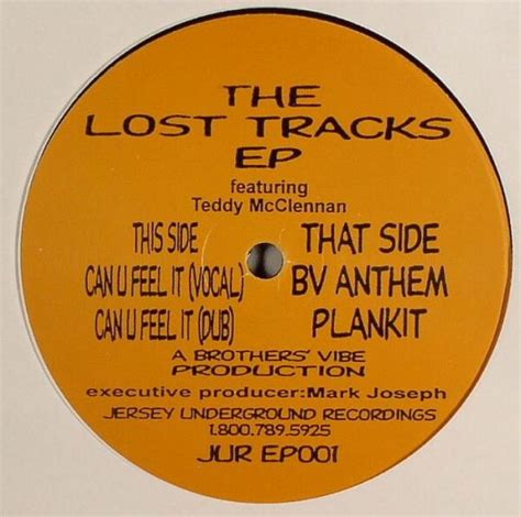 Brothers Vibe Teddy Mcclennan The Lost Tracks Ep Vinyl Buy New And