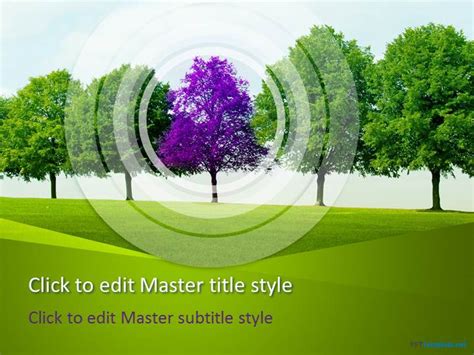 Free Trees Ppt Template
