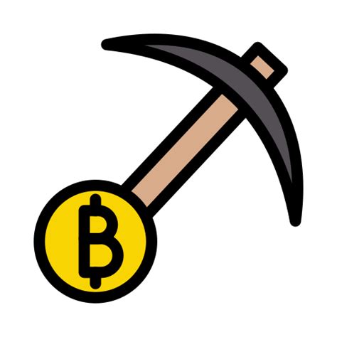 Bitcoin Mining Vector Stall Lineal Color Icon