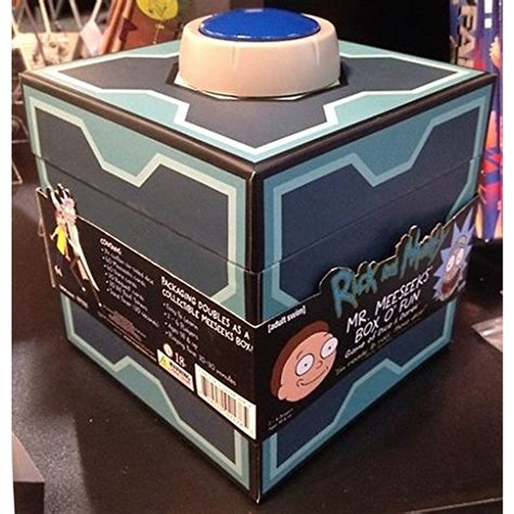 Rick And Morty Mr Meeseeks Box O Fun Dice Party Game