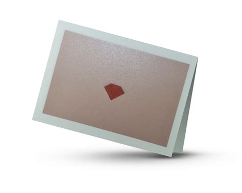 Origami Ruby Greeting Card