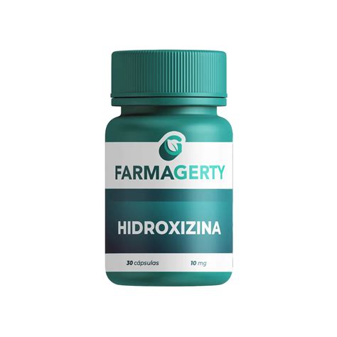 Hidroxizina 10mg 30 Cápsulas