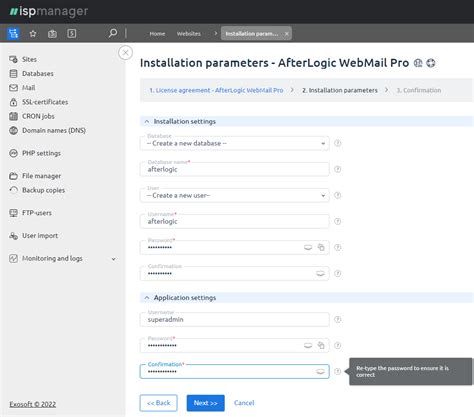 Install On Ispmanager Webmail Pro Documentation
